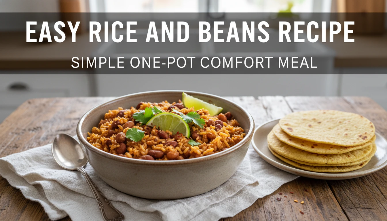 Easy Rice and Beans Recipe – Simple One-Pot Comfort Meal